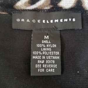 Grace Elements | Tops | Grace Elements Ruched Short Sleeve Lined Top M ...